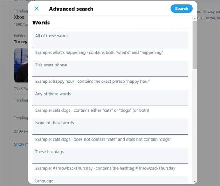 What Is Twitter Advanced Search