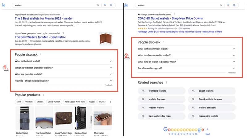 Google People Also Ask Displaying Two Or More Times on a Page