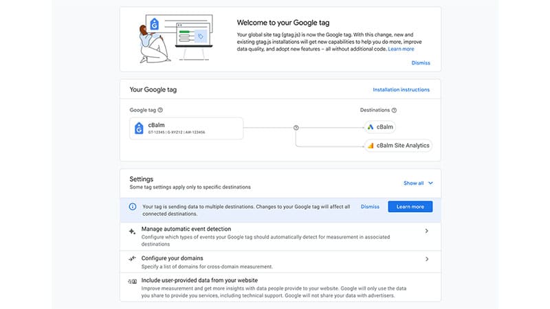 The new Google Tag has now been released