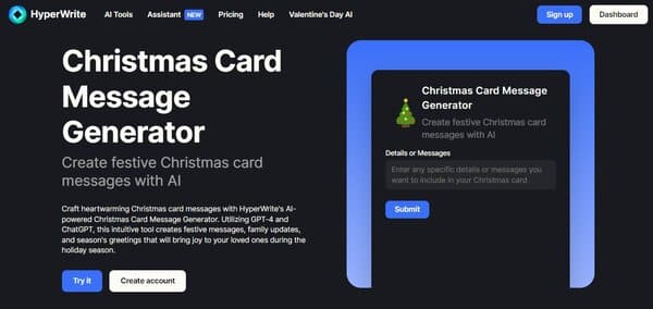 10 Best AI Christmas Card Generators