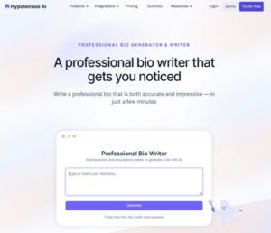 16 Best AI About Me Generators